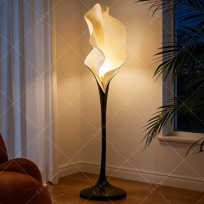 中古别墅客厅卧室意式氛围落地灯