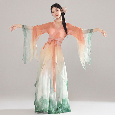 古典舞蹈服女飘逸中国舞演出服