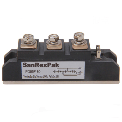 SanRexPak可控硅模块PD55F60 PD55F80 PD55F120 PD55F160