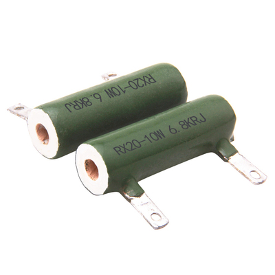RXYC/RX20-10W 6.8KΩ放电电阻10W6.8Kohm/RJ珐琅陶瓷线绕电阻