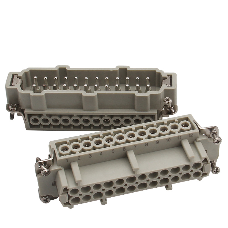 24芯重载连接器芯子HDC-HE-024-F,HDC-HE-024-M_虎窝淘