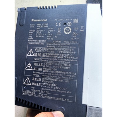 伺服驱动器 MBDLT25NF,400W功率,200-2议价产品