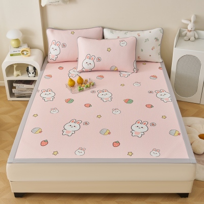 A类新款三明治复合冰豆豆单软席凉席成人儿童款 舒适清凉夏季空调