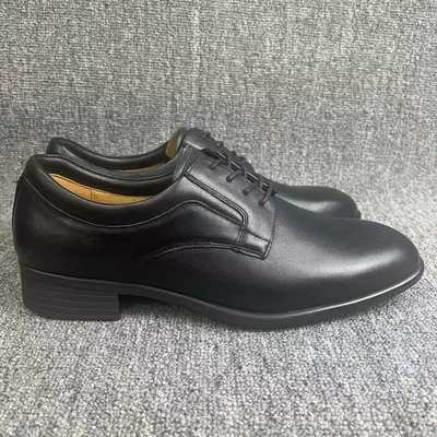 正品真皮公务员上班皮鞋男警校正装单位保安执勤制式皮鞋