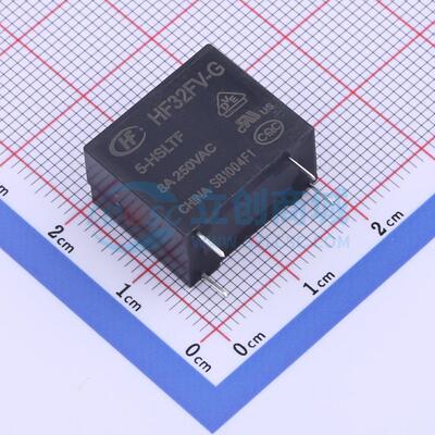 全新正品HF32FV-G/5-HSLTF 插件,10.2x18.4mm 功率继电器质量保证