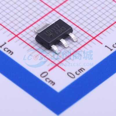 线性稳压器(LDO) LD1117STR SOT-223 ST(意法半导体) 原装正品