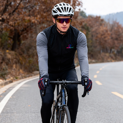 勇为秋冬保暖防风骑行马甲