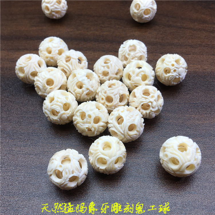象牙珠子盘玩后效果图,象牙手串盘玩后效果图,象牙珠子鉴别_大山谷图库