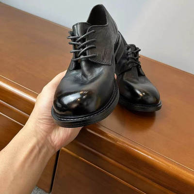 1817欧版~欧货升级版~水洗马皮~牛皮内里手工乐福鞋德比