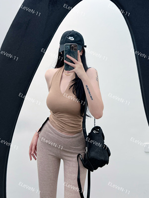 时尚宠儿显瘦修身吊带背心上衣女