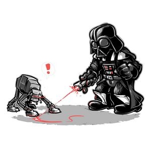 Darth Vader star wars达斯维达 星球大战Tee Shirt T恤男女
