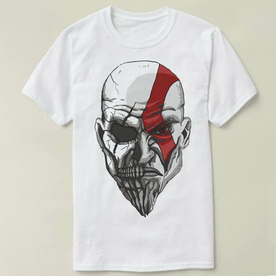 Death and Rage Kratos Sparta God Of War GOW战神4Shirt T恤
