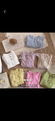 儿童90-120mar天丝莱赛尔羊毛长袖长裤居家服打底套装男女宝