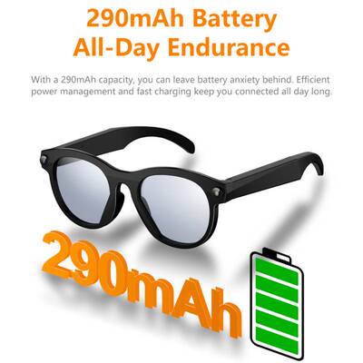 AI smart glasses 5MP camera video glasses translation earbud