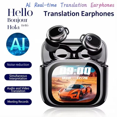 AI Translator  Bluetooth Earphone Translation earbuds