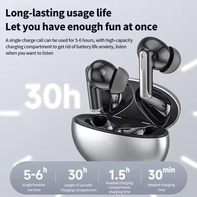 Wireless Bluetooth earphones  noise cancelling TWS earphones