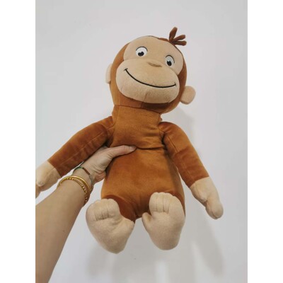 好奇的猴子乔治Curious George 猴子可爱毛绒玩具公仔55cm