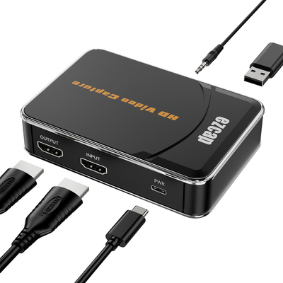 EZCAP280HB录制盒 HDMI video capture高清视频采集卡一键录制MIC