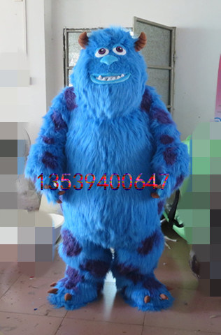 定制动漫真人布偶毛绒公仔表演道具长毛怪动物卡通人偶玩偶服装