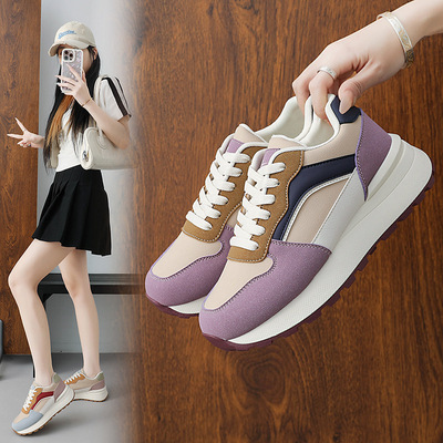 28188休闲女鞋2026新款春秋季时尚运动女鞋耐磨百搭旅行德训学生