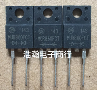 全新 MUR860FCT 快恢复二极管TO-220F塑封 MUR860CT