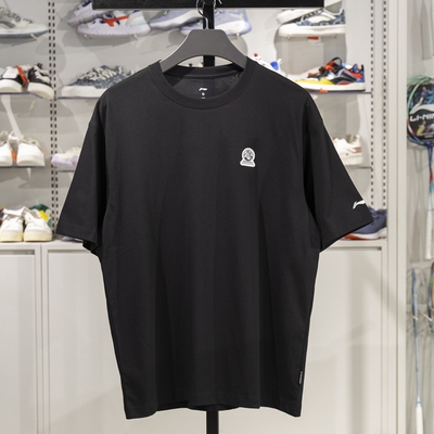 李宁正品男子宽松百搭运动短袖