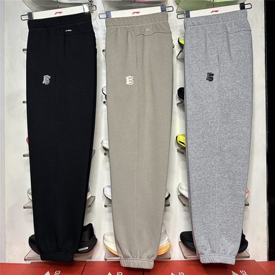 2025冬季款李宁卫裤男反