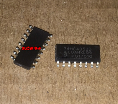 全新原装正品 74HC4052D SOP16 双4通道模拟多路复用器 解复用器