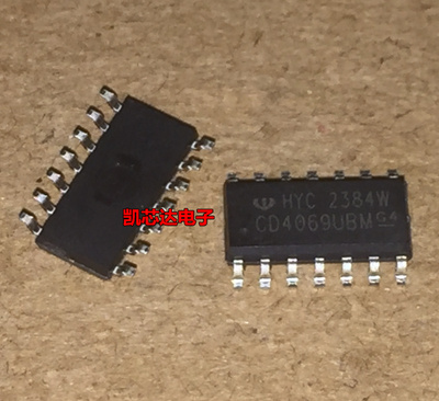 全新 CD4069UBM CD4069 CD4069BM /HEF 六非门反相器 贴片SOP-14