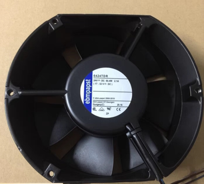 原装EBMPAPST 6424TDR 24V 2.1A 50.4W 17CM变频器高端风扇