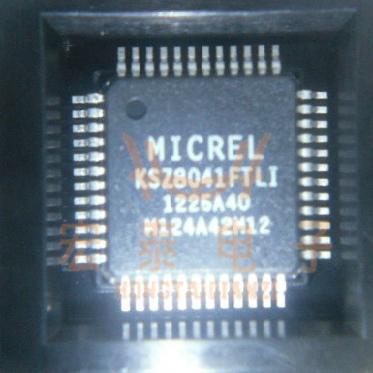 全新原装 KSZ8041FTLI KSZ8041FTL 以太网接收发器 贴片QFP-48