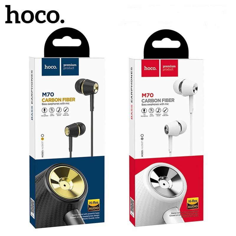 HOCO浩酷 M70奕麦通用带麦线控有线耳机3.5mm直插型手机音乐通话_虎窝淘