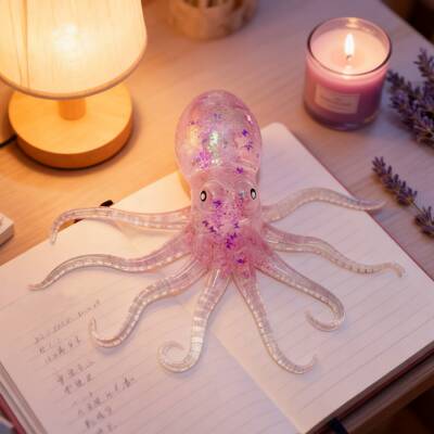 Soft Silicone Octopus Squishy Venting Stress Toy