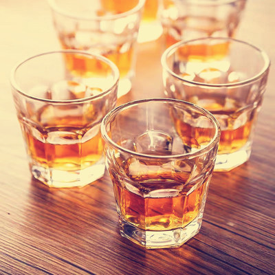水晶玻璃酒杯家用三两白酒杯轻奢
