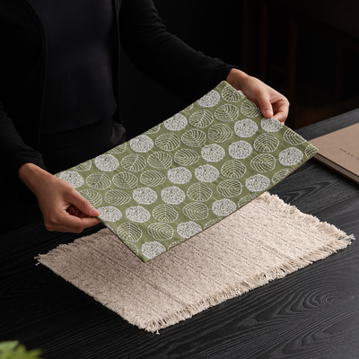 复古云纱茶席防水柞蚕丝茶桌垫中式禅意干泡席双面古朴垫布桌旗