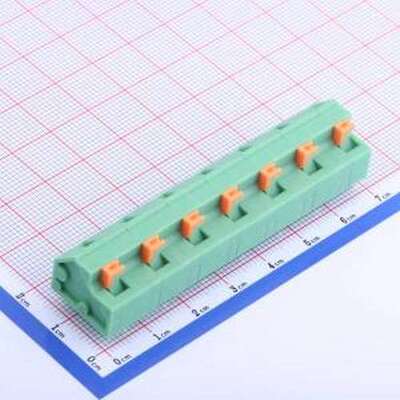 KF237-10.16-7P 弹簧式接线端子 1x7P 10.16mm 每排P数:7 排数:1