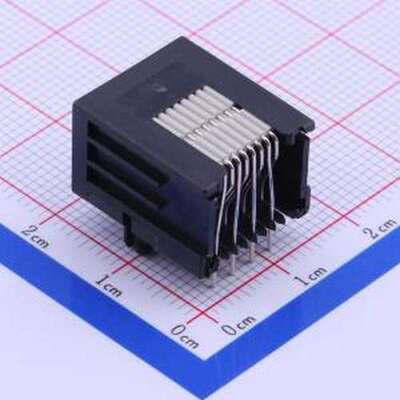 215877-1 以太网连接器(RJ45 RJ11) 不带LED 插件