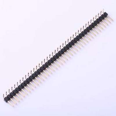 X6511WR-39H-C60D30R2 排针 1x39P 间距:2.54mm 方针 弯插,P=2.54