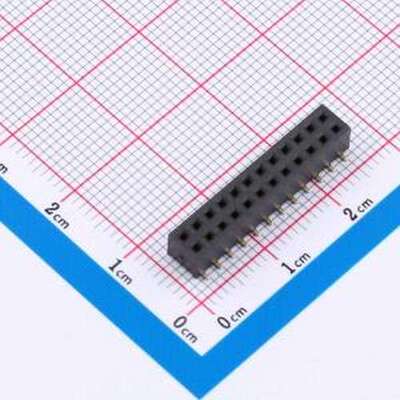 XDM200-2-12-S-4.3-G0 排母 2x12P 间距:2mm 立贴 SMD,P=2mm