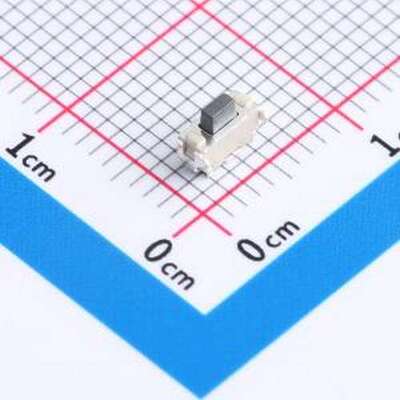 THAM05-C2B-R 轻触开关 2X5/贴片/1.8H/250gf/白底黑钮/双簧/编带