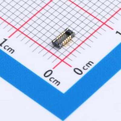 AXT610124 板对板与背板连接器 间距:0.4mm 公 立贴 SMD,P=0.4mm