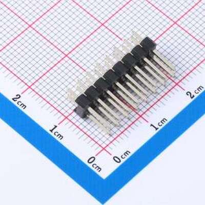 HB-PH8-25428PB2GOP 排针 间距:2.54mm 2x8P 直插 方针 插件,P=2.