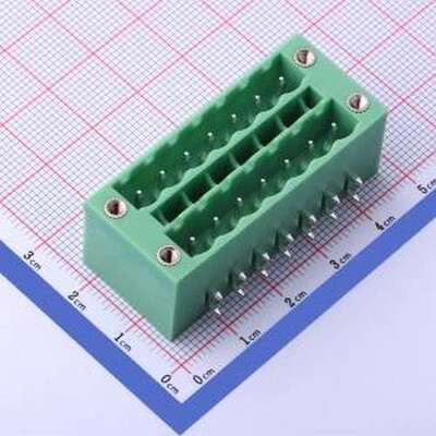 KF2EDGKRHM-5.08-2*7P 插拔式接线端子 5.08mm 2x7P 排数:2 每排P