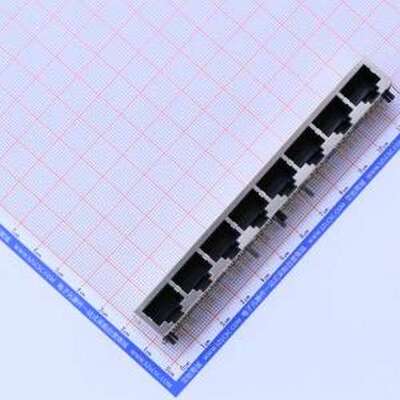 DS1130-S80BP 以太网连接器(RJ45 RJ11) 不带LED 插件