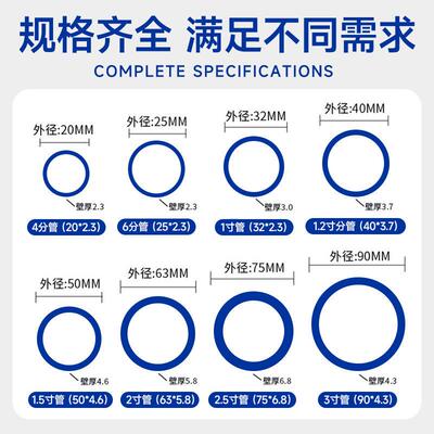 农供用p灌溉管厂e家温室893棚园大林绿化多规格水管自来水管黑色
