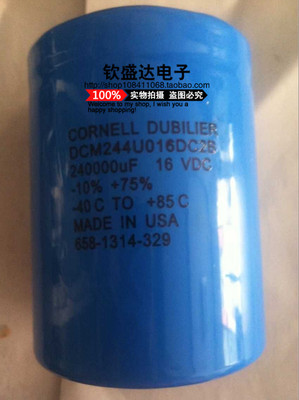 美国 CDE 螺栓电容 16V24000UF电解电容  DCM244U016DC2B