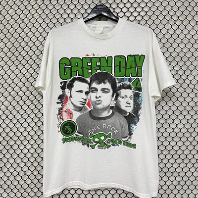 GreenDay绿日朋克乐队短袖t恤