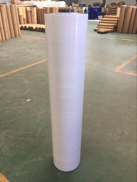 奶白PE保护膜 家具不锈钢铝板保护膜 门窗漆面自粘膜 高粘宽120CM