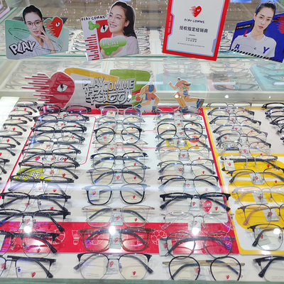 川久PLAYCOMME全系列有货近视眼镜框女超轻爱心眼镜架男可配度数