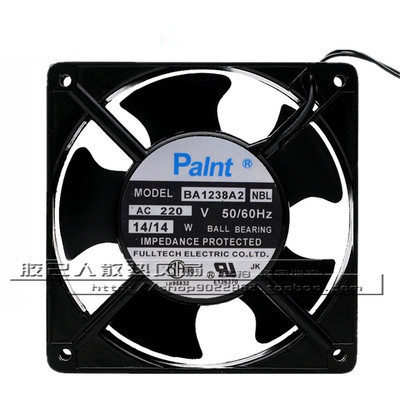 全新 Palnt BA1238A2 NBL 14W 12CM 12038 220V交流机柜 散热风扇